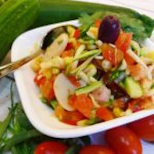 Tomato Vegetable Salad | Dr. McDougall
